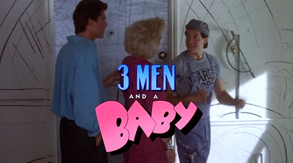 Three Men and a Baby (1987) — Art of the Title